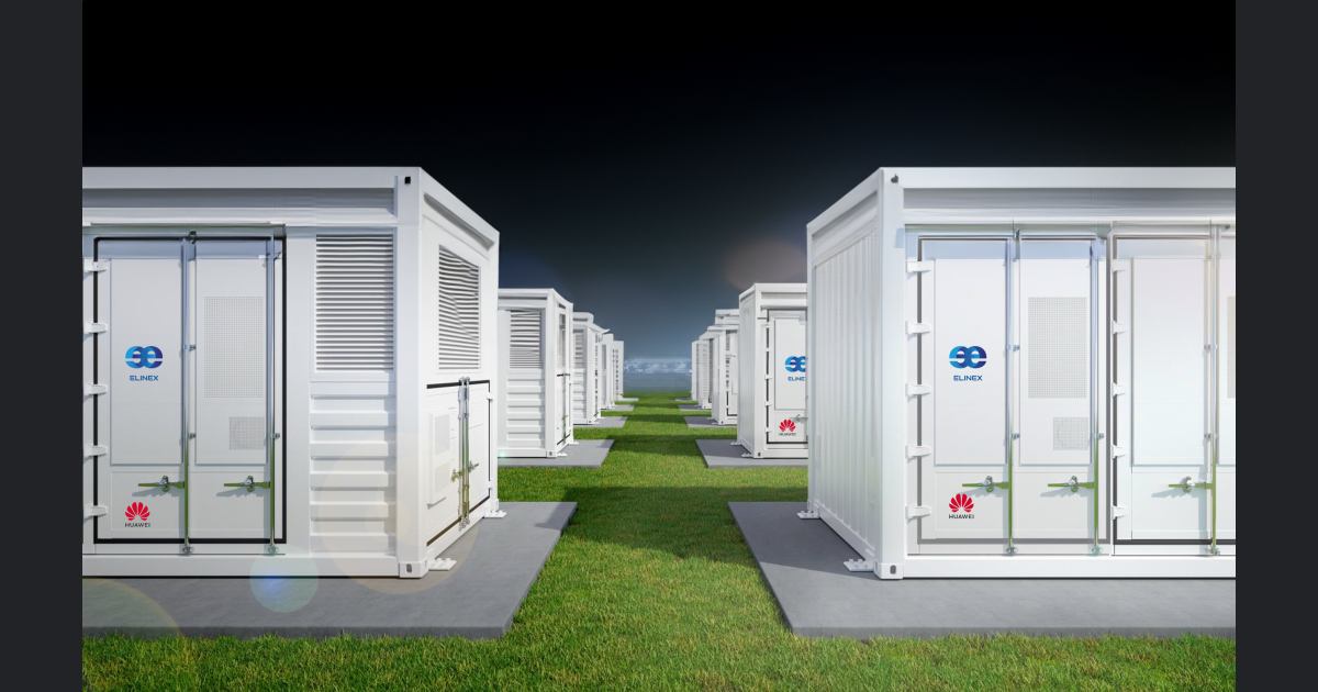 Partnership ELINEX & HUAWEI BESS oplossingen | Elinex Power Solutions